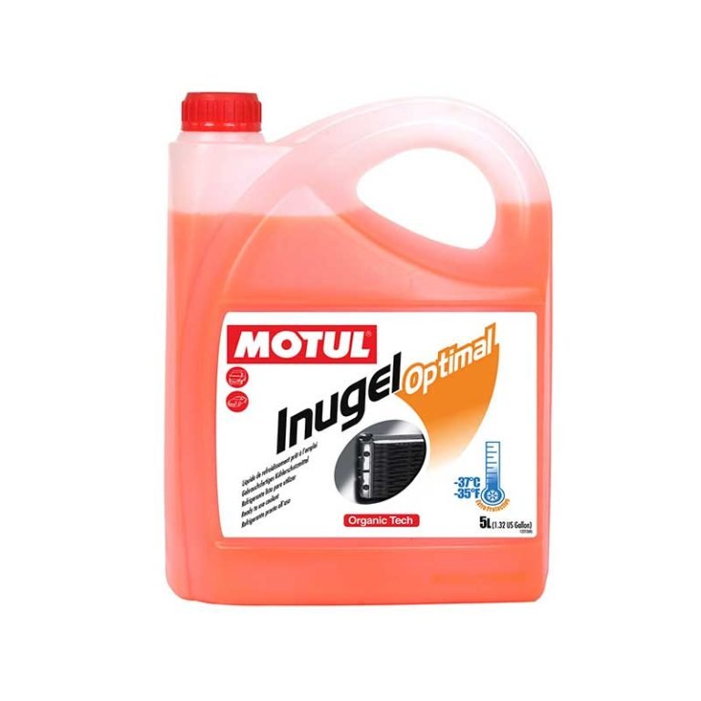 נוזל קירור אדום 5 ליטר MOTUL INUGEL EXPERT -37°C - מאור פרטס